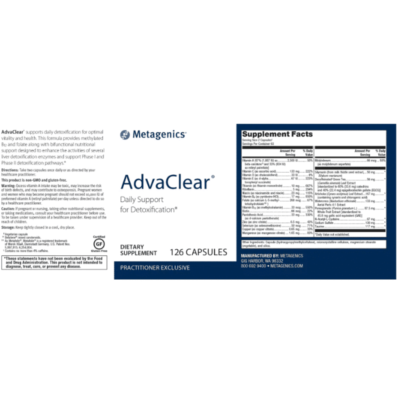 AdvaClear Capsules (126 ct) - Doctors Studio Store